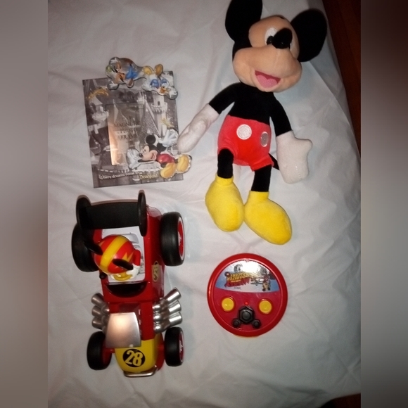 Disney | Toys | Mickey Mouse Bundle1 High Plush Mickey Remote Control ...